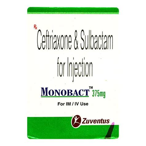 Monobact 375mg Injection View Usage Side Effects Price And Subtitute Egmedi