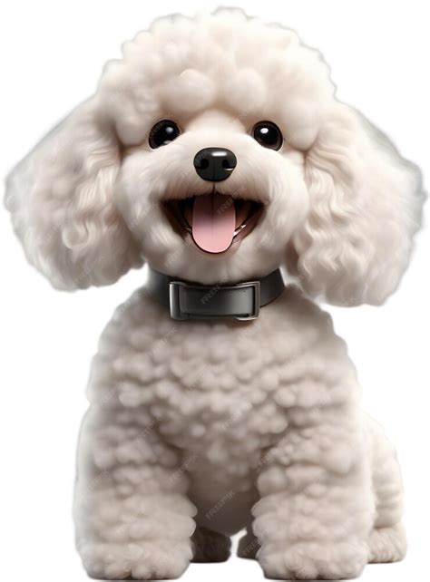 Fluffy Toy Poodle Cartoon Clipart Illustration Premium Ai Generated Psd