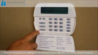 Dsc Wireless Broadband Alarm Module Programming Youtube