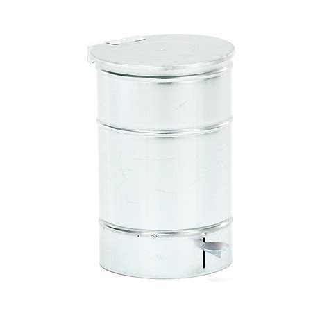 Solvent Rag Bin Liston Ø 320x480 Mm 30 L Galvanised Aj Products Uk