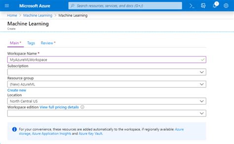 How To Create An Azure Machine Learning Workspace Carl De Souza