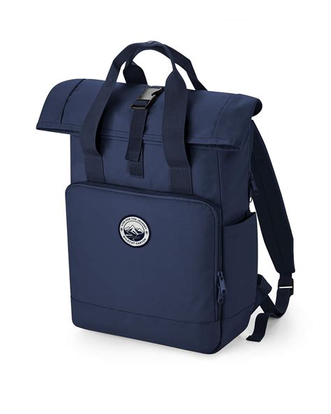 Ranger Large Roll Top Eco Backpack Navy Wanderlust Inspired