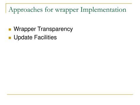 Ppt Wrapper Based Evolution Of Legacy Information Systems Powerpoint