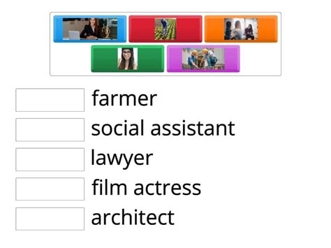 Mach The Pictures With The Names Match Up