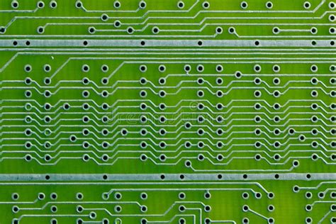 Empty Circuit Board Pcb Printed Technology Component Stock Image Image Of Board Isolated