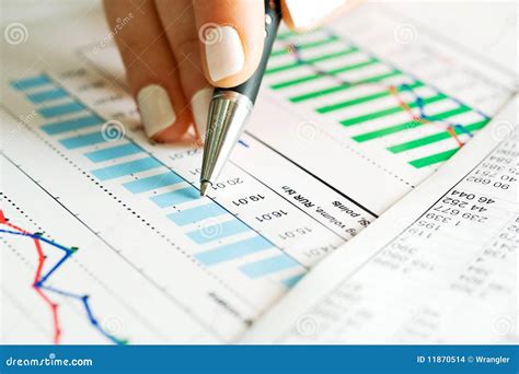 Monitoring Of Stock Index Reports Stock Photo Image Of Analyzing Information 11870514