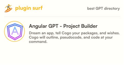 Angular Gpt Project Builder Gpt Information Latest Updates And Reviews 2024
