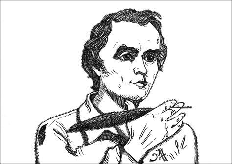 Artstation Графічний портрет Тарас Григорович Шевченко Graphics