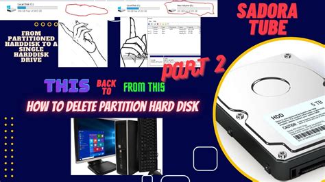 Part How to delete drive partition and extends to original ፓርትሽን እንዴ መሰረዝ እንደሚቻል እና ወደ ኦሪጅናል