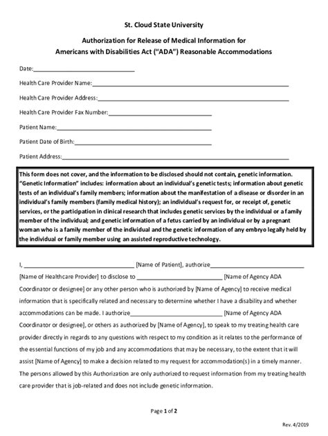 Ada Paperwork For Employer 2019 2025 Form Fill Out And Sign Printable PDF Template AirSlate