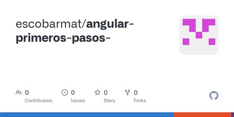 github escobarmat angular primeros pasos