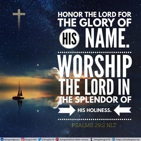 Honor The Lord I Live For Jesus
