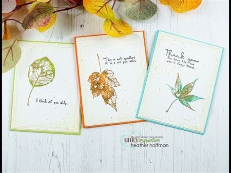 Unity Quick Tip Partial Gold Heat Embossing Unity Blog