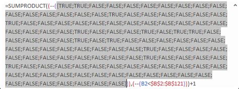 Conditional Ranking In Excel Using Sumproduct Function Rankif