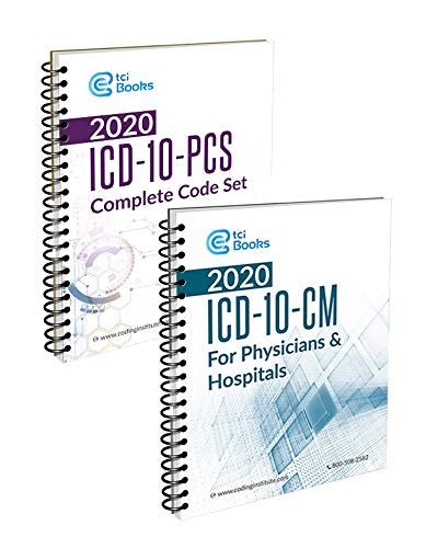 Icd 10 Coding Book Icd 10 Cm And Pcs Code Book 2020 Icd 10 Bundle