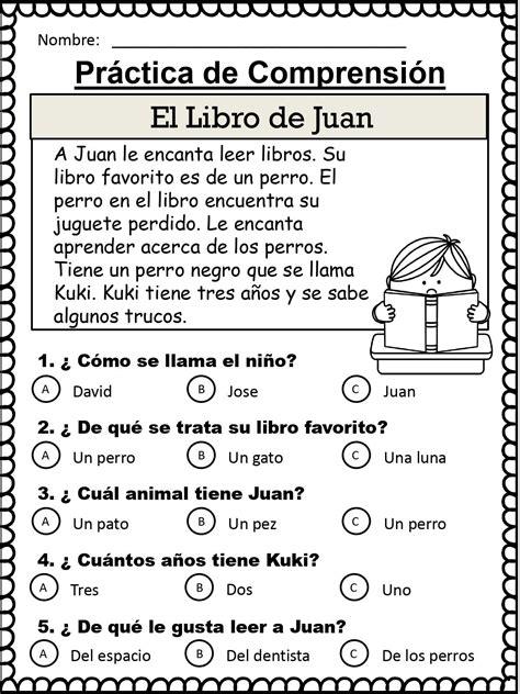 Lecturas De Comprension Lectora Para Segundo Grado