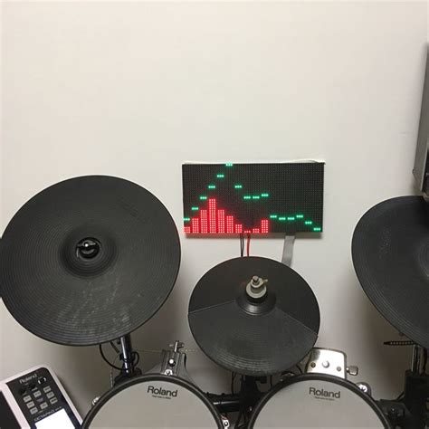 LED Music Spectrum Display Screen 6 Modes MS3264 DIY 12 6inch LED Audio Spectrum Screen Kit DC