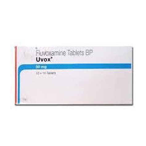 Fluvoxamine 50 Mg Tablet 10x10 Tablets Prescription At Rs 26011box