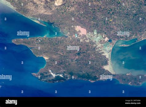 Aerial Of The Crimean Peninsula And The Isthmus Of Perekop Ukraine And
