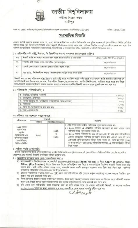 National University Bangladesh জাতীয় বিশ্ববিদ্যালয় বাংলাদেশ Unofficial