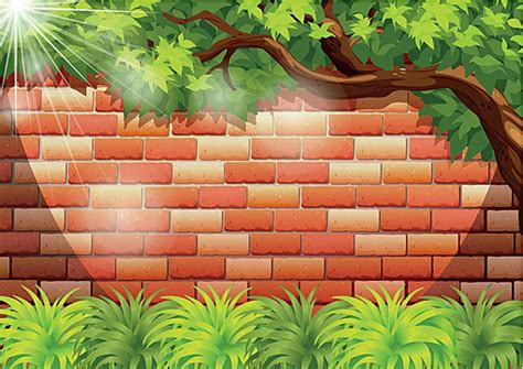Bricks Bricks Plants Shading Vector Bricks Plants Shading Png And