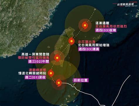 山陀兒90度轉向！專家：明整天狂風暴雨「北部晚一天」 3登陸熱點注意