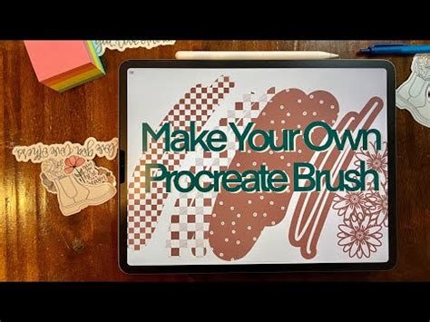 Make 5 Of Your Own Procreate Brushes Checkered Plaid Outline Polka