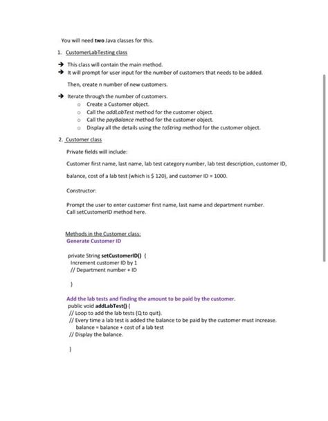 problem description use java techniques to write an