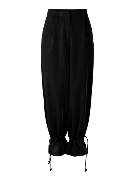 Sort High Waist Bukse Gina Miotrend