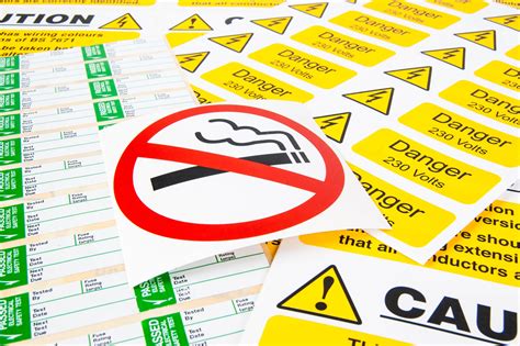 Chemical Hazard Warning Label And Sticker Printing Service