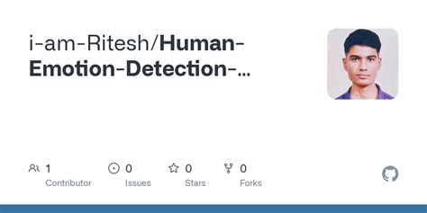 Github I Am Riteshhuman Emotion Detection Using Deep Learning