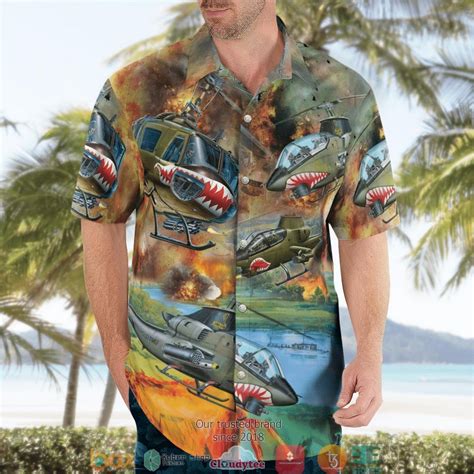 Hot Army Huey Cobra Helicopter Hawaii Shirt Express Your Unique Style