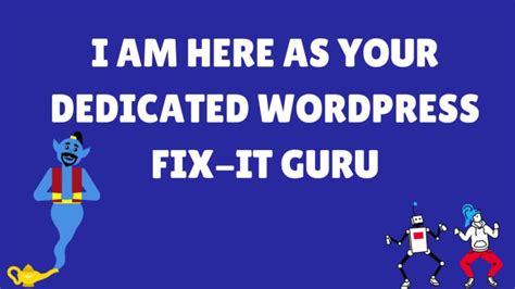 Fix Wordpress Issues Errors And Bugs By Cybertonmoy Fiverr