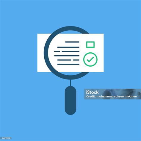 Cartoon Insight Assessment 아이콘 또는 품질 관리 감사 및 조사를 위한 컨설팅 서비스 또는 관리의 개념 플랫 트렌드 Evaluer 또는 규제 계획 로고