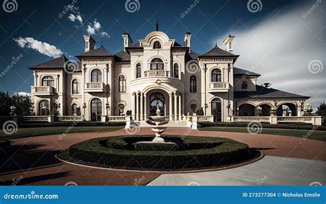 Mansion Ai Generated Stock Illustration Illustration Of Roof 273277304