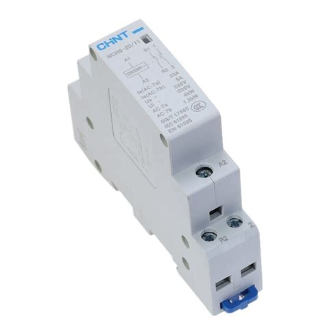 Chint Nch8 25 20 Ac 220 230v 25amp 2no Modular Din Rail Ac Contactor Circuit Citi