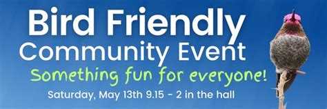 Tomorrow Bird Friendly Community Event