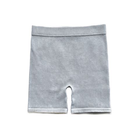 Acid Wash Biker Shorts Bone Lenox James