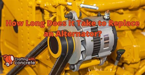 How Long Does It Take To Replace An Alternator Craftingwithconcrete Com