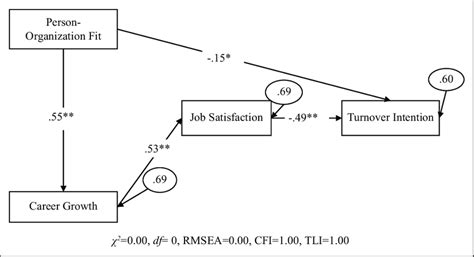 Standardized Path Estimations Of The Overall Hypothetical Model