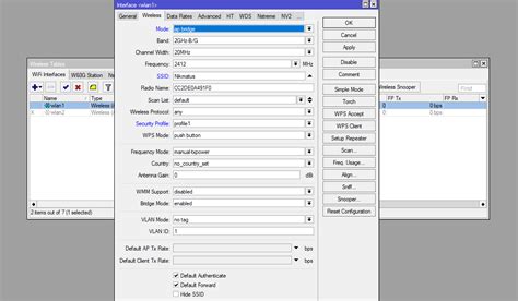 Konfigurasi Hide SSID Password Access List Dan Connect List On Mikrotik