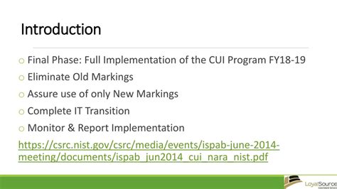 Ppt Marking And Protecting Controlled Unclassified Information Cui
