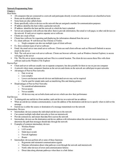 network programming notes network programming notes chapter 1 host roles all computers that