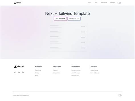 Next Tailwind Template By Sandeep Shaw10 A Nextjs Template Built At