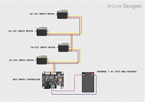 How To Use Serial Bus Servo Pinouts Specs And Examples Cirkit Designer
