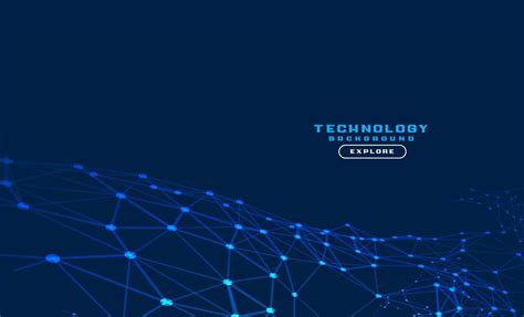 Abstract Digital Technology Background With Network Connection Lines 12773526 Vector Art At Vecteezy