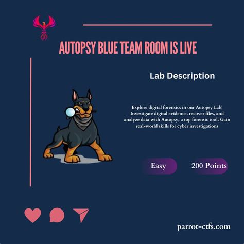 Parrot Ctfs On Linkedin Digitalforensics Autopsylab Cyberskills Cybersecuritytraining