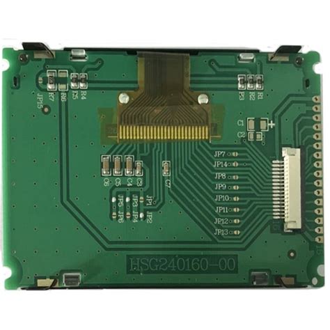 Customized Custom Size Blue Background STN Display Type COG Module Graphic Lcd