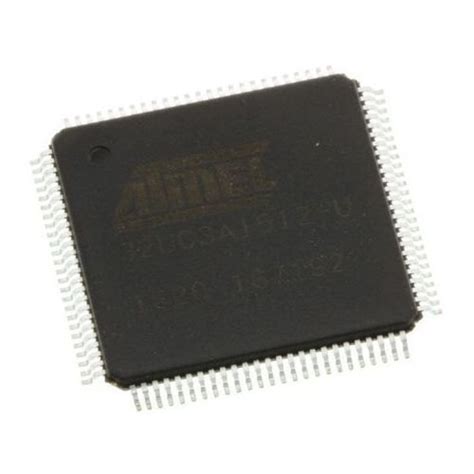 microchip avr32 microcontroller 64 kb 10 bit tqfp specification and