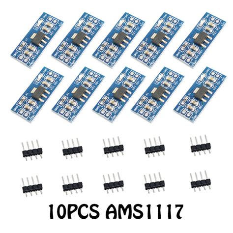 10pcs Ams1117 5 0 6 0v 12v To 5v Ams1117 5 0v Buck Converter Power